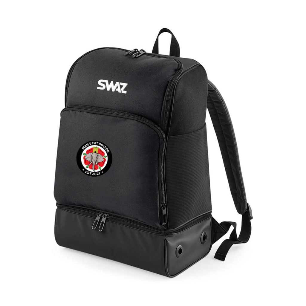 Man V Fat Bolton Rucksack Football Training Kit And Teamwear SWAZ man-v-fat-bolton-rucksack-football-training-kit-and-teamwear-swaz