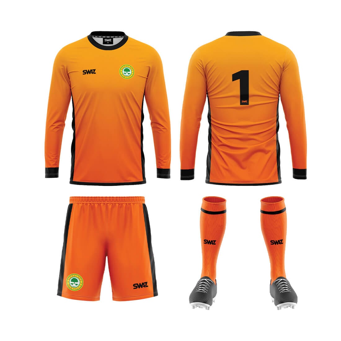 SWAZ SB Oak Villa Premium Away Premium Goalkeeper Kit - Youth Sizes